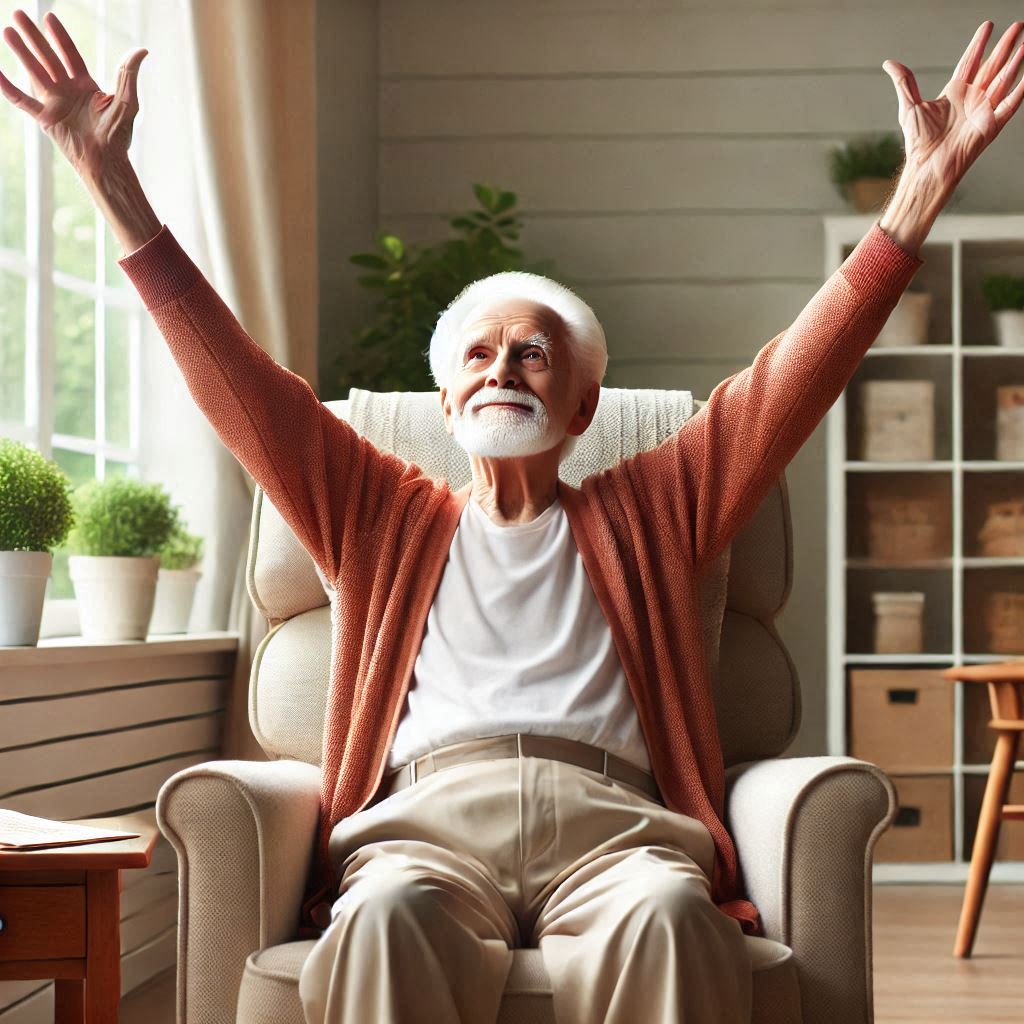 Yoga sulla sedia per anziani: come iniziare - Poltrone Relax Orthomatic